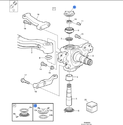 ZAŚLEPKA SWORZNIA ZWROTNICY VOLVO 20740393| Dobra Cena | Sklep Online ...