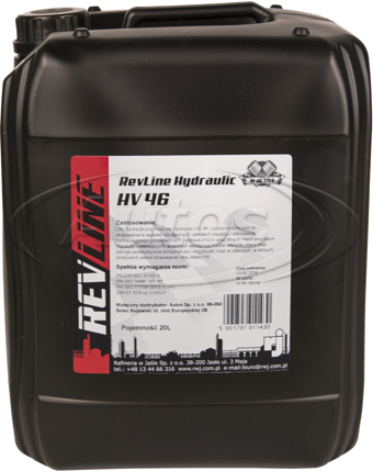 OLEJ HYDRAULICZNY HYDRAULIC HV 46 /OPAKOWANIE 20L/ Revline HYDRAULIC HV46-20L| Dobra Cena ...