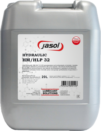 OLEJ HYDRAULICZNY HYDRAULIC HM/HLP 32 /OPAKOWANIE 20L/ Jasol HM/HLP 32 20L| Dobra Cena | Sklep ...