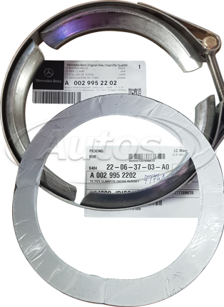 OBEJMA RURY WYDECHOWEJ MERCEDES A002 995 2202| Dobra Cena | Sklep ...